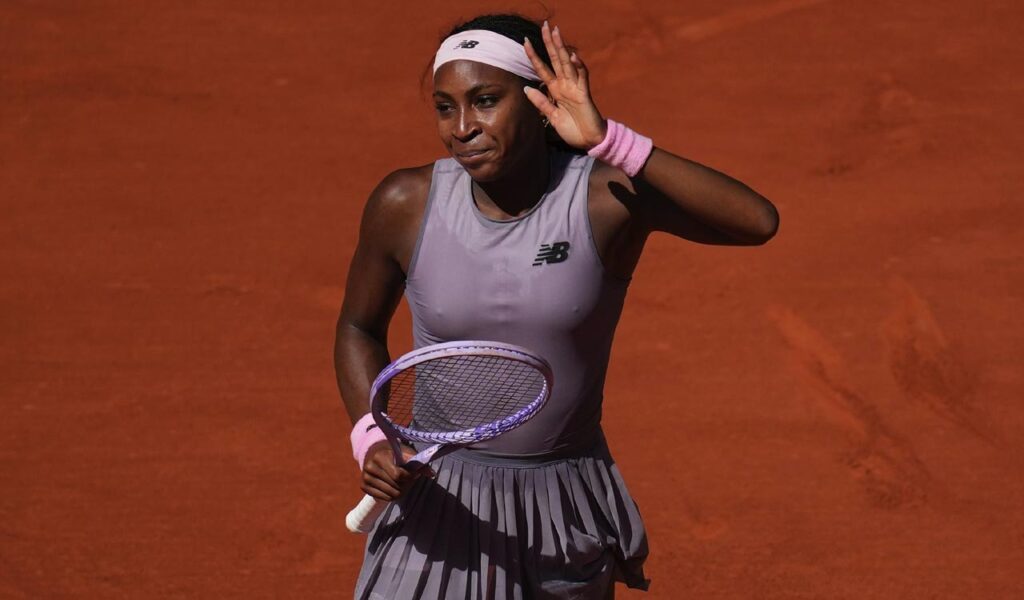 Coco Gauff begins French Open title defence with straight sets win over ...