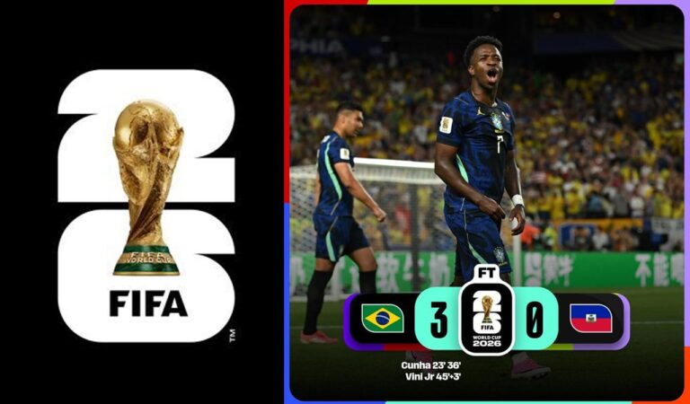 FIFA WC 2026: Brazil beats Haiti 2-0 to go top of Group C