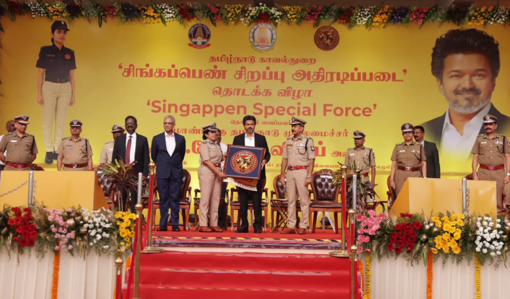 Vijay launches ‘Singappen’ police unit for women’s is safety